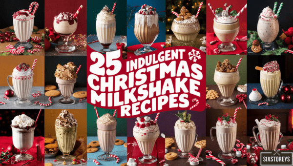 25 Indulgent Christmas Milkshake Recipes to Savor This Season
