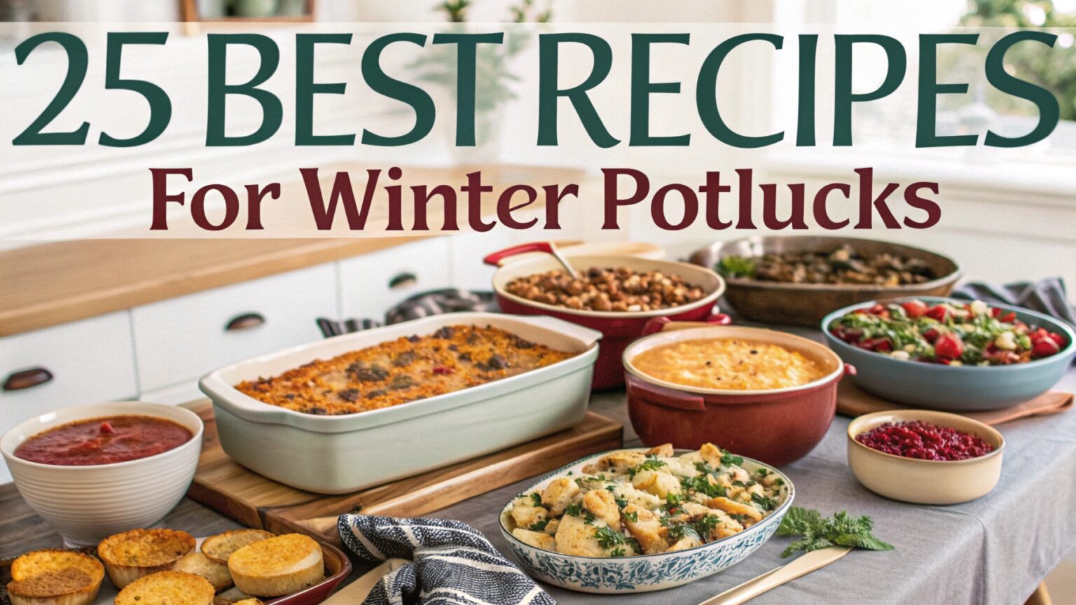 25 Best Recipes for Winter Potlucks to Warm Your Crowd