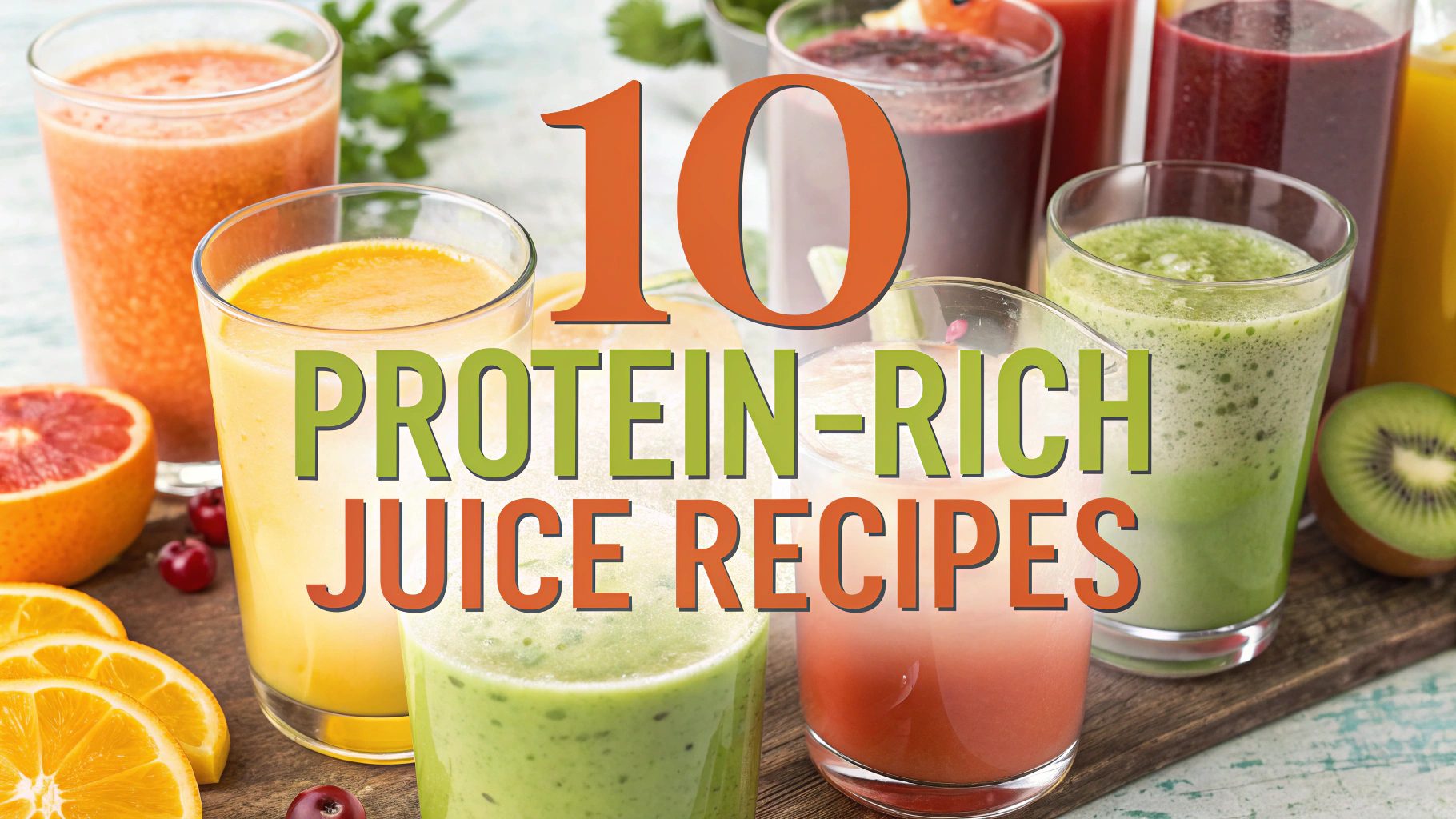 10 Protein-Rich Juice Recipes for a Fresh Start
