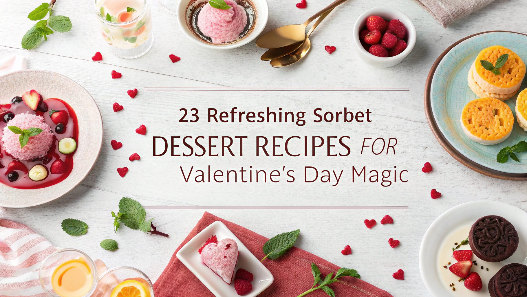 23 Refreshing Sorbet Dessert Recipes for Valentine’s Day Magic