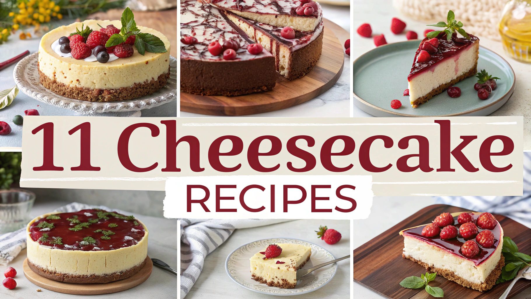 11 Cheesecake Recipes for Creamy Dessert Fans