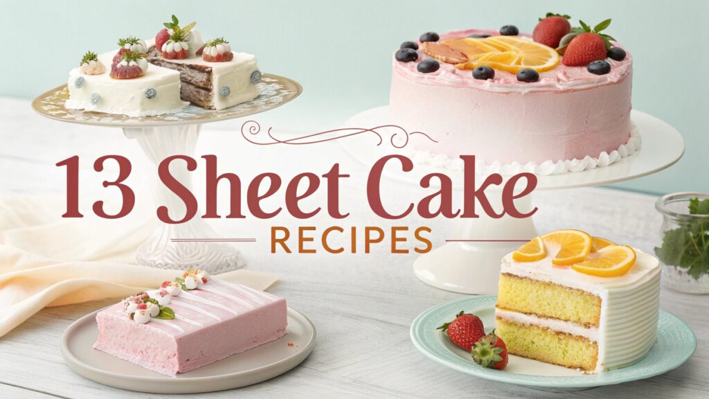 13 Sheet Cake Recipes for Large Parties