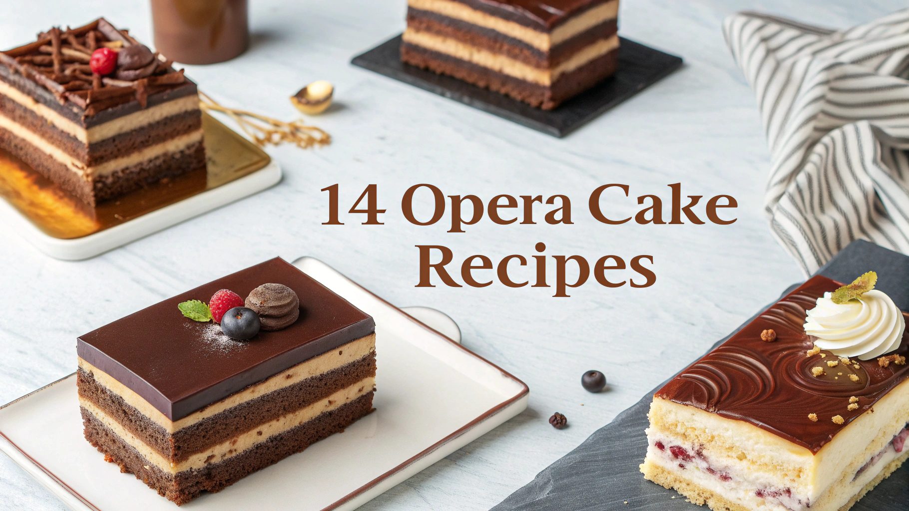 14 Opera Cake Recipes for Layered Luxury