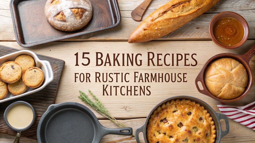 15 Baking Recipes for Rustic Farmhouse Kitchens: Simple & Tasty