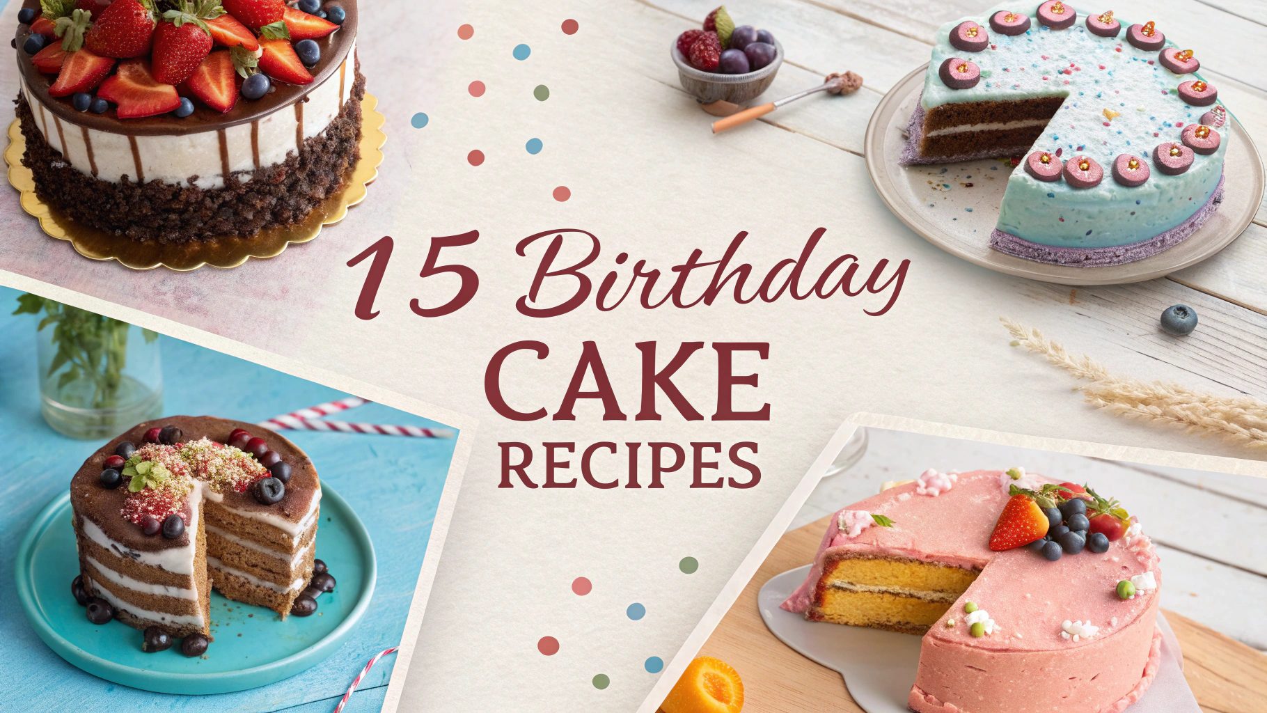 15 Birthday Cake Recipes for Every Age