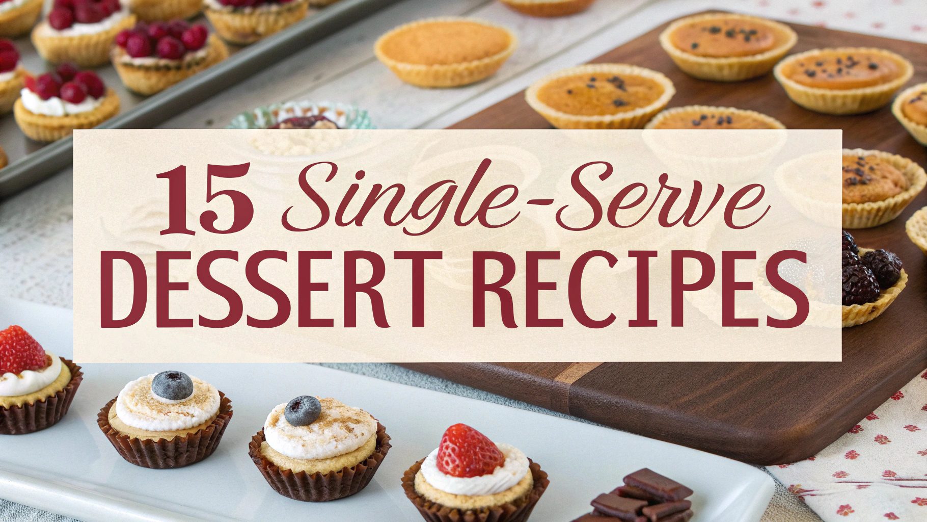 15 Single-Serve Dessert Recipes to Satisfy Your Sweet Tooth