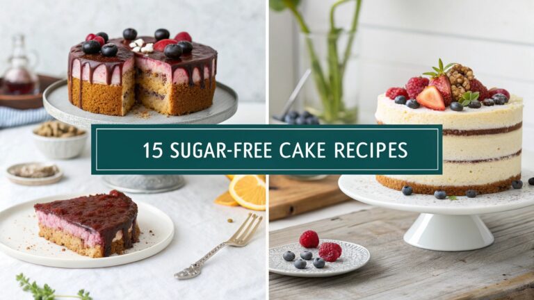 15 Sugar-Free Cake Recipes for Diabetics