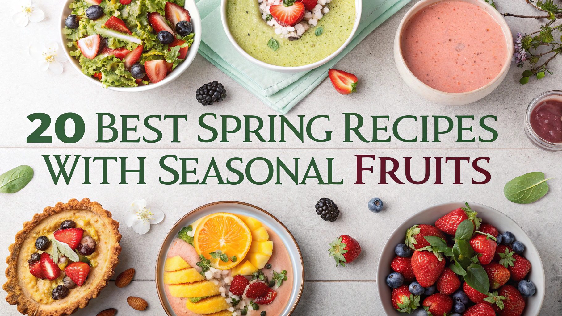 20 Best Spring Recipes With Seasonal Fruits