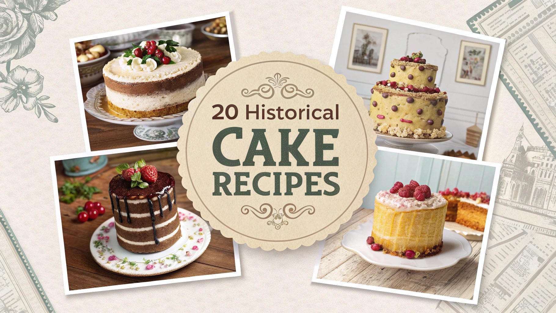 20 Historical Cake Recipes From Different Eras