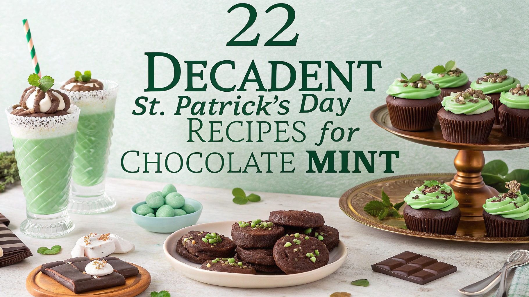 22 Decadent St. Patrick’s Day Recipes for Chocolate Mint Lovers