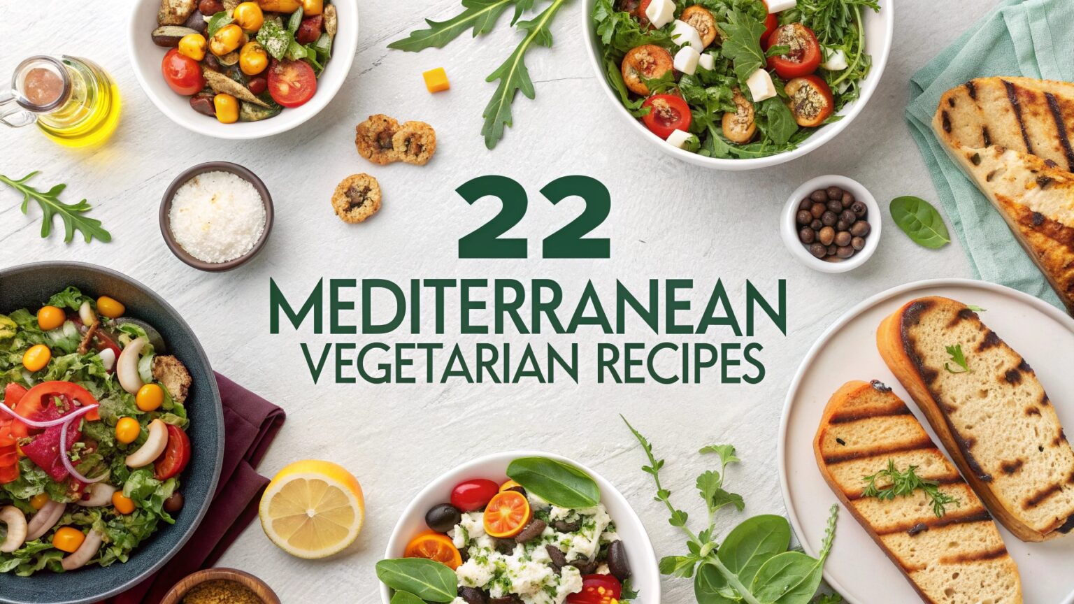 22 Mediterranean Vegetarian Recipes for a Healthy Diet