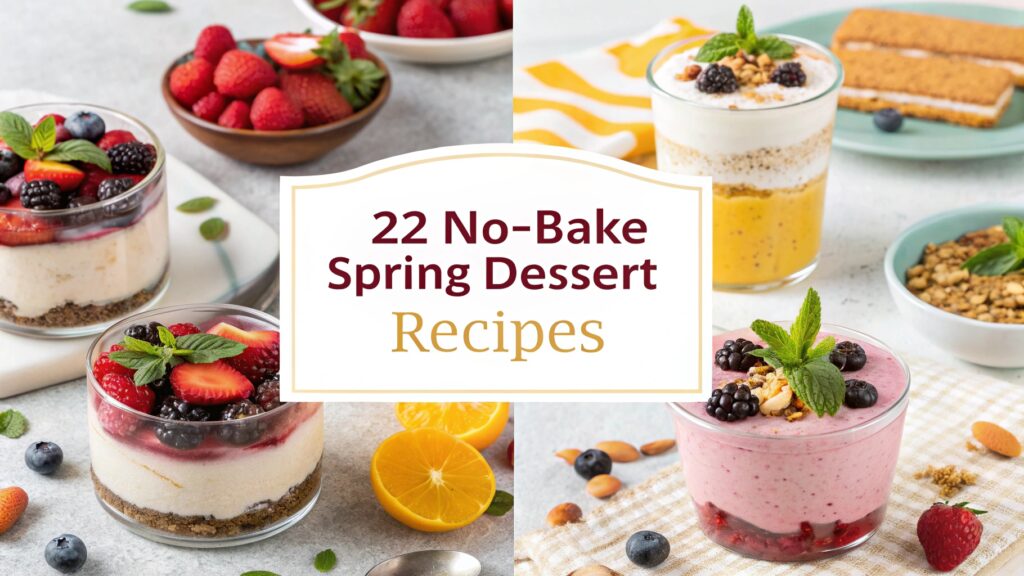 22 No-Bake Spring Dessert Recipes for Warm Days