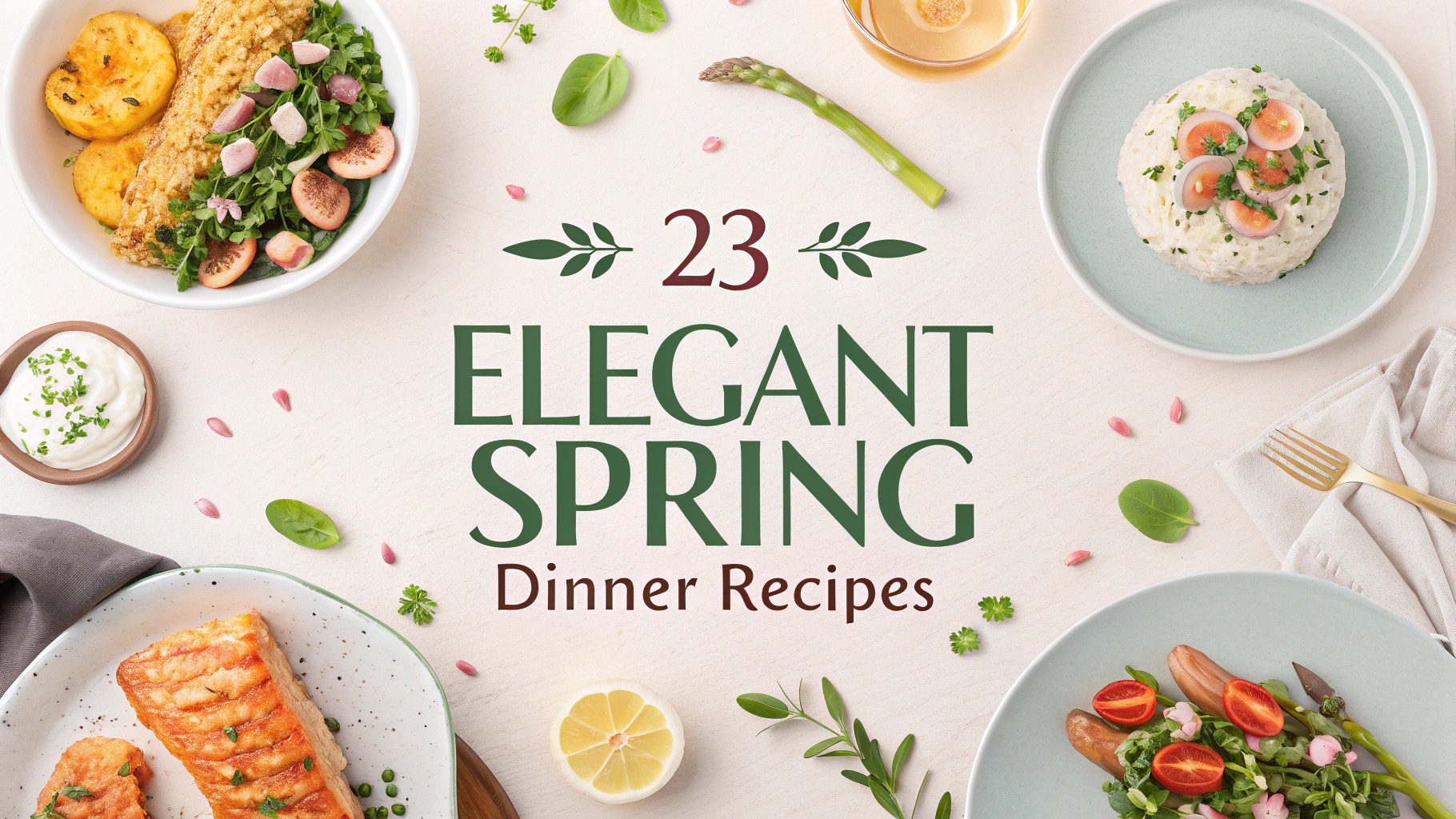 23 Elegant Spring Dinner Recipes to Impress Your Guests