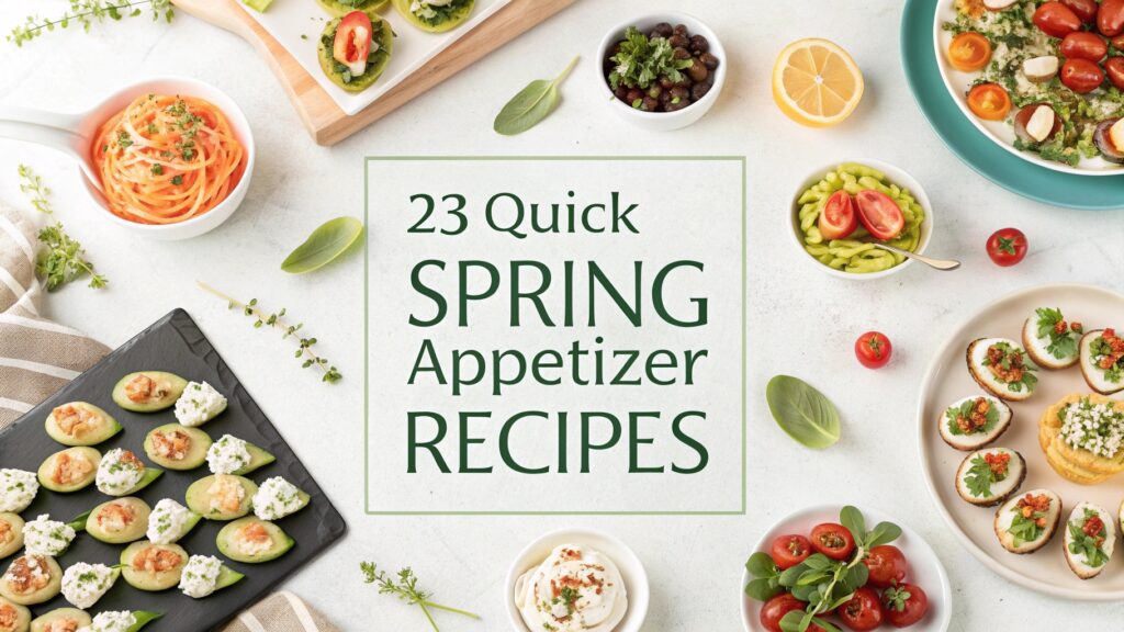 23 Quick Spring Appetizer Recipes for Your Next Gathering