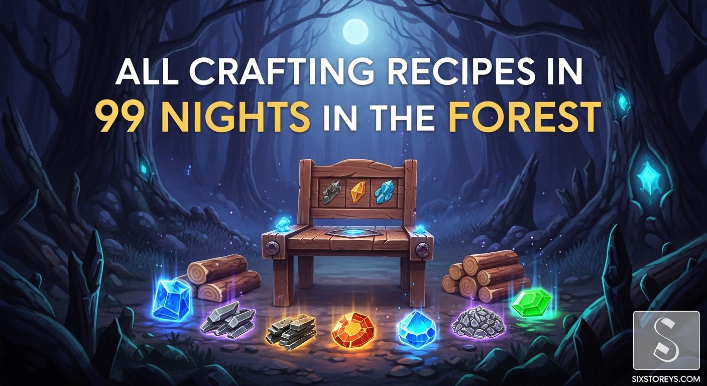 99 Nights Forest Crafting Guide (2025) All Recipes & Tips