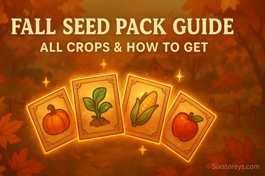 Fall Seed Pack Grow a Garden 2025: All Crops & How to Get