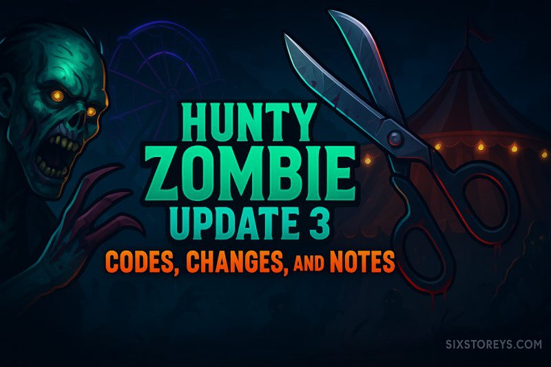 Hunty Zombie Update 3 Guide (September 2025) NEW Maps, Weapons, Codes