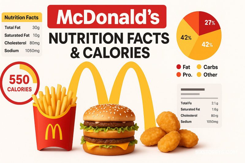 McDonald's Nutrition Facts 2025: 580+ Items Calories Guide